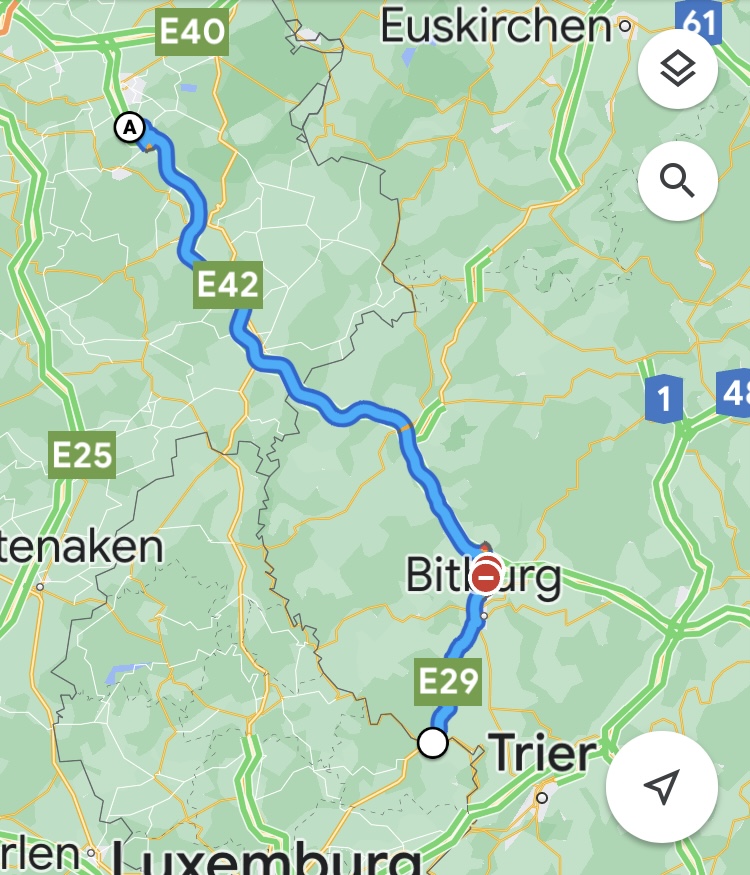 Echternach by night – Toeren met ons busje – Ingrid Vertessen